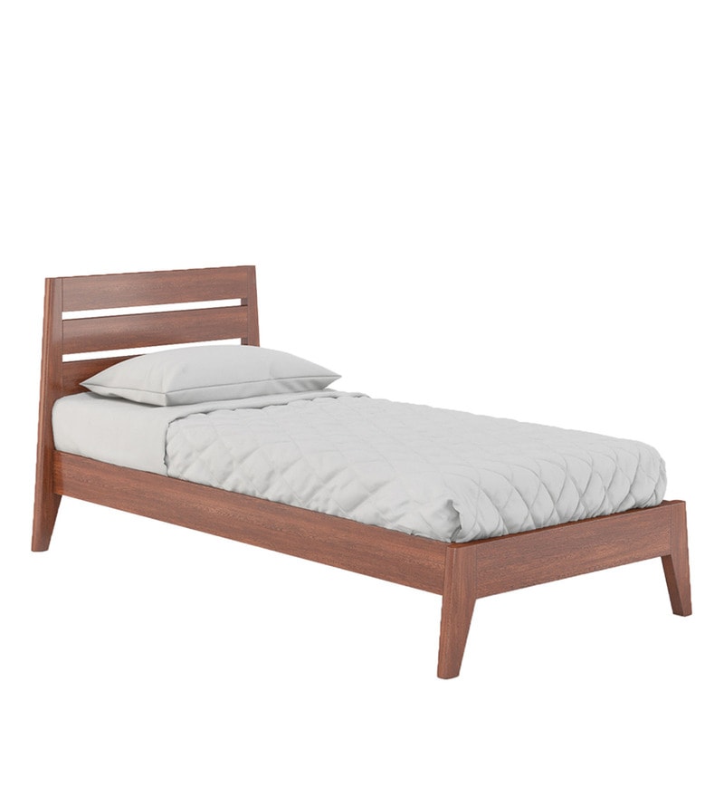 Leeds Single Bed in Dark Oak Finish – Furniturly